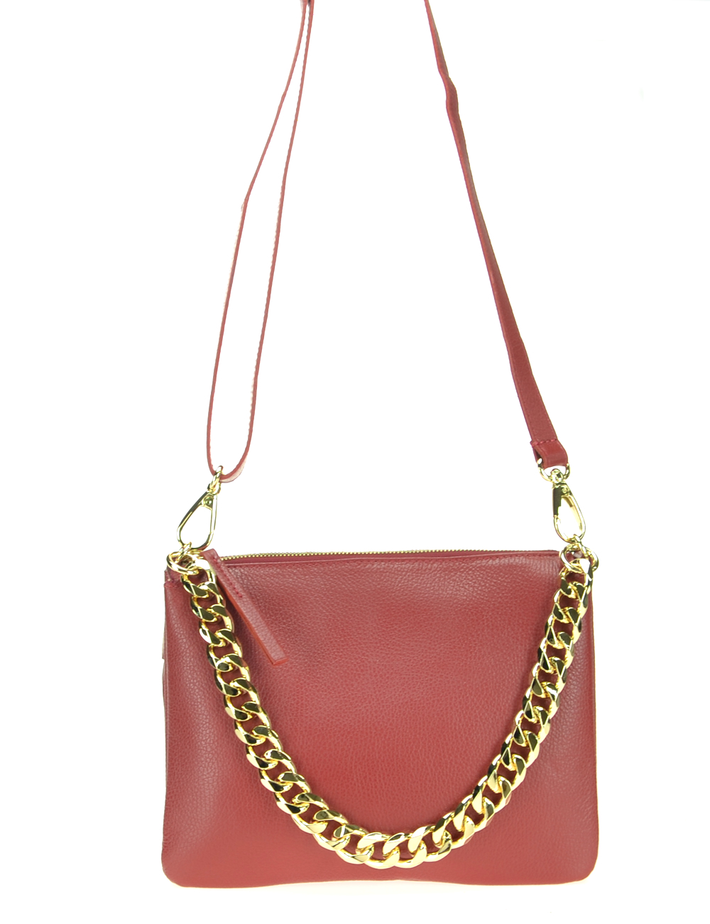 Clutch media tre scomparti Enrica - Montini Bags