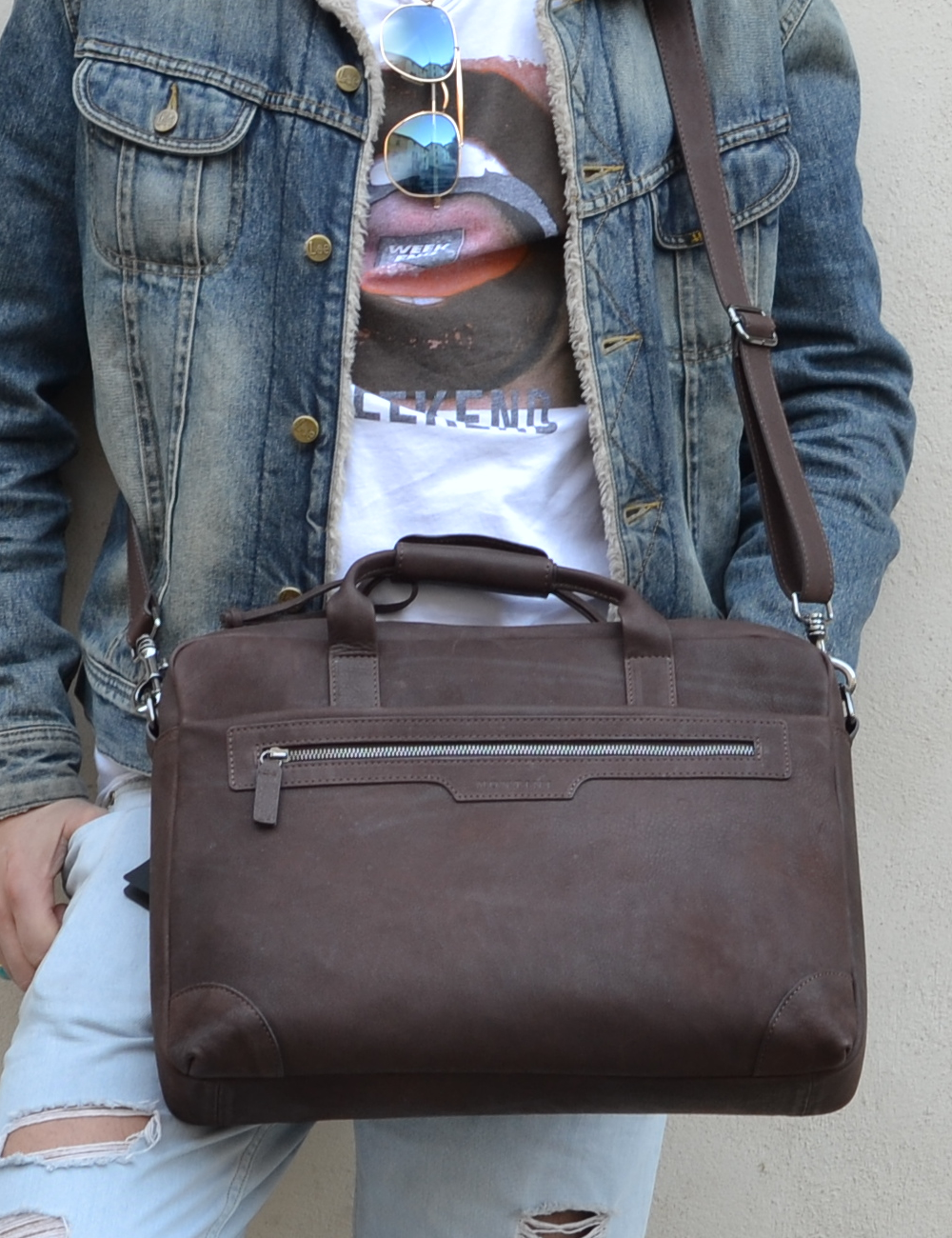 Borsa uomo per notebook 15/17" - Gordon ranch - Montini Bags