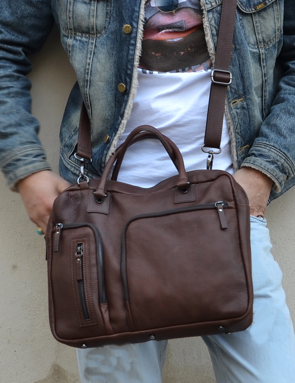 Borsa artigianale multifunzione - Denver ranch - Montini Bags